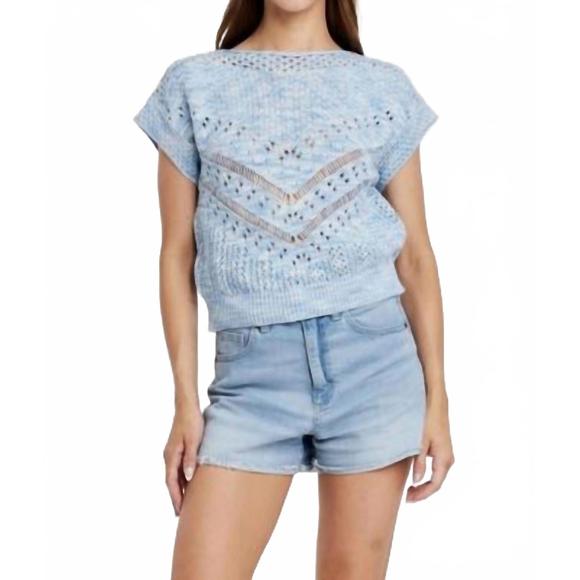 Another Love | Tops | New Another Love Aurora Crochet Top In Stormy ...